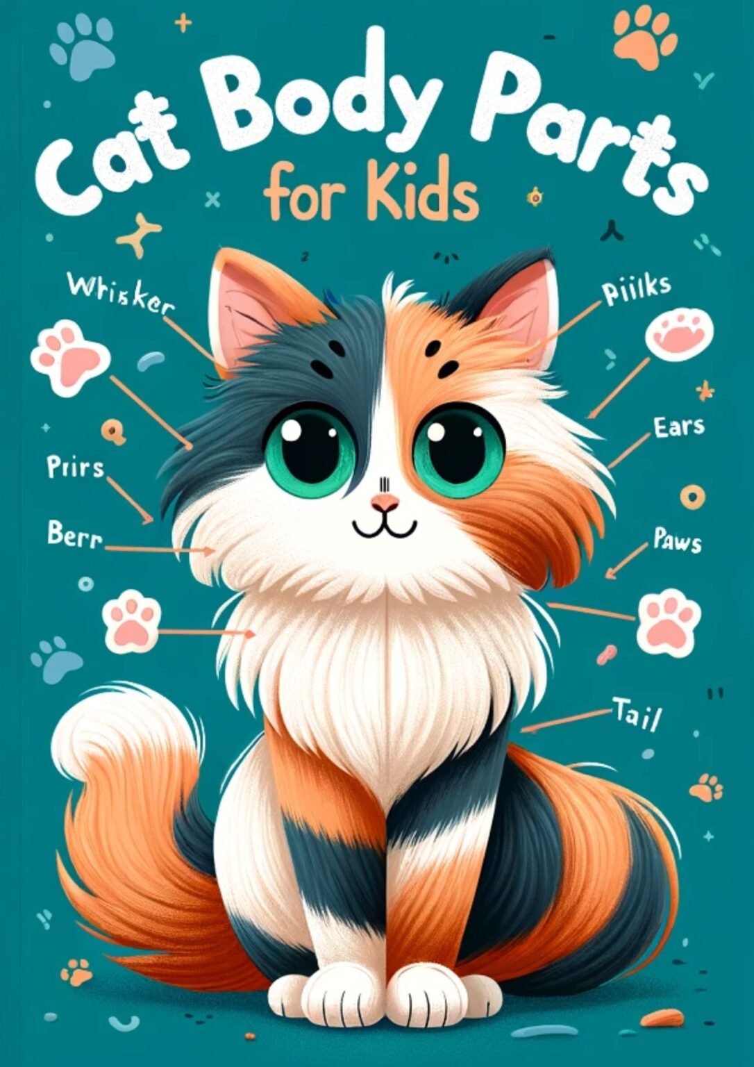 Cat Body Parts Vocabulary With Exercice - English Stuffs